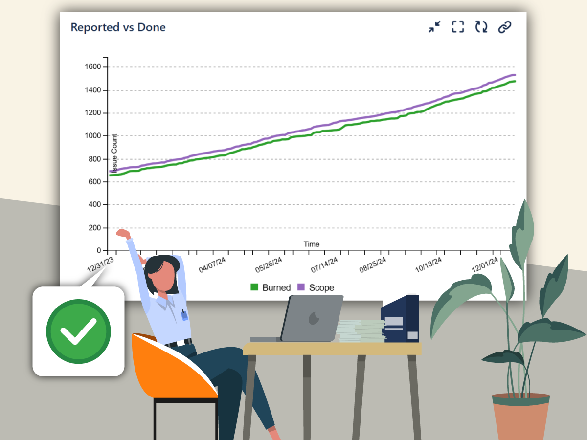 A powerful Reported vs Done chart for Jira dashboards – StonikByte