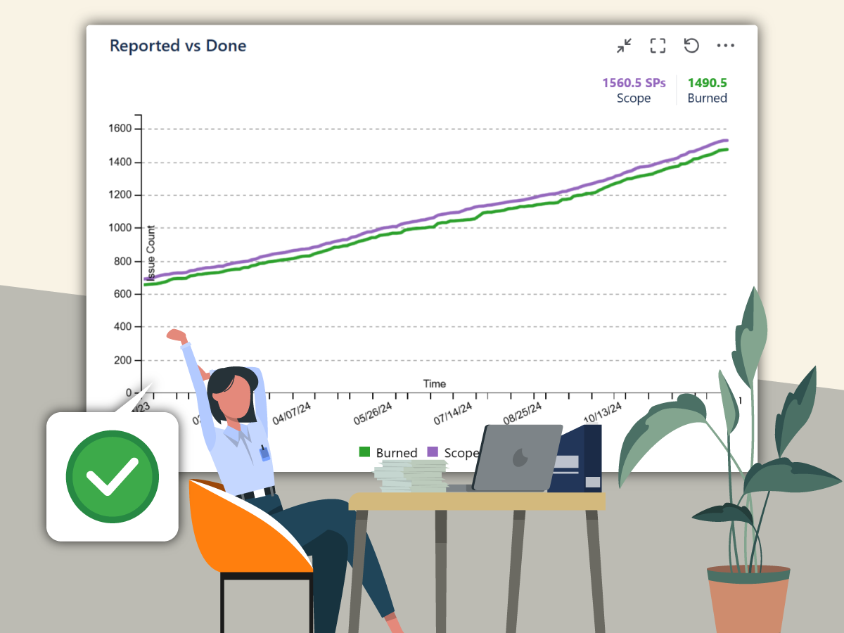 A powerful Reported vs Done chart for Jira dashboards – StonikByte