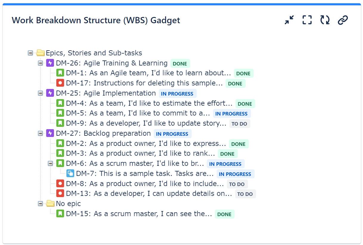 How to display the progress of Epics, Initiatives and Themes in Jira or ...